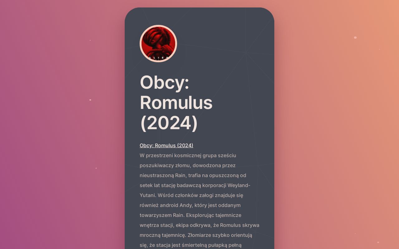 Obcy: Romulus (2024) online